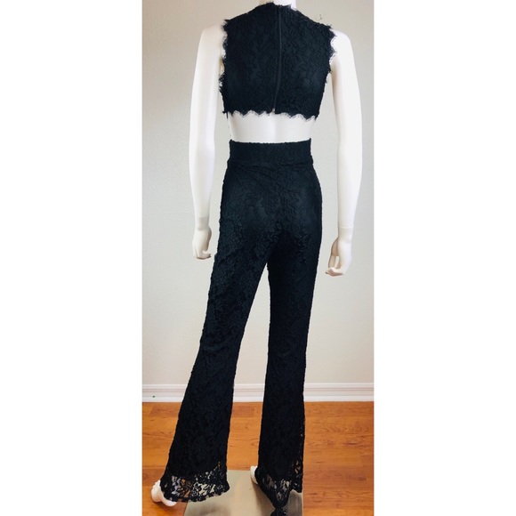 VENUS | Pants & Jumpsuits | Venus Full Lace Open Back Jumpsuit Pant ...